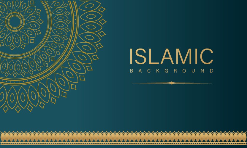 Islamic background Royalty Free Vector Image - VectorStock