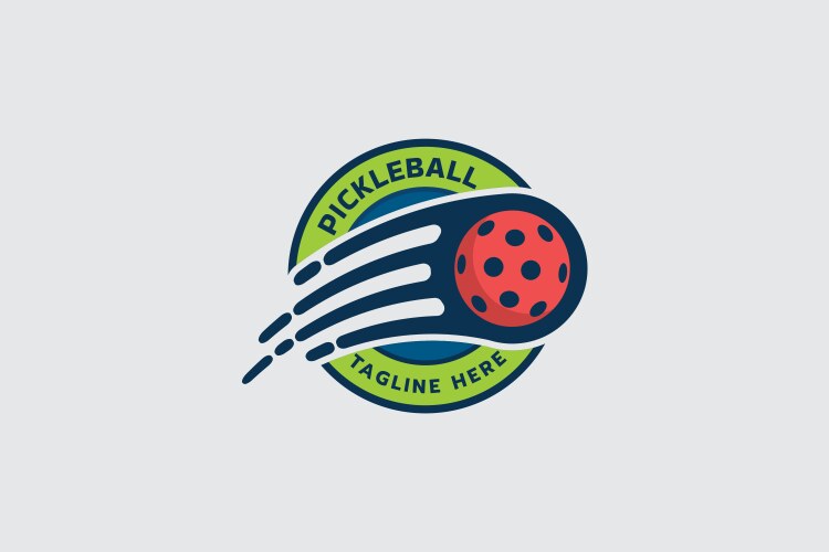 Pickleball logo Vector Images & Graphics for Commercial Use | VectorStock