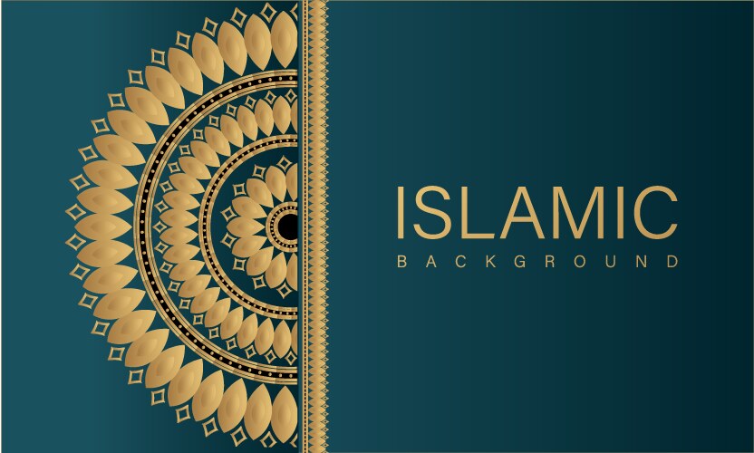 Islamic background Royalty Free Vector Image - VectorStock