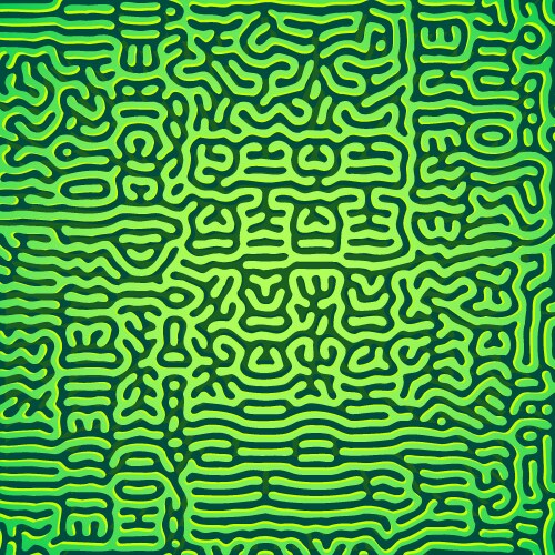 3d futuristic diffusion reaction pattern Vector Image