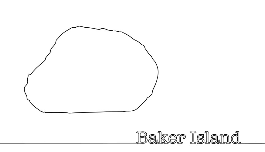 Heard island and mcdonald islands Royalty Free Vector Image