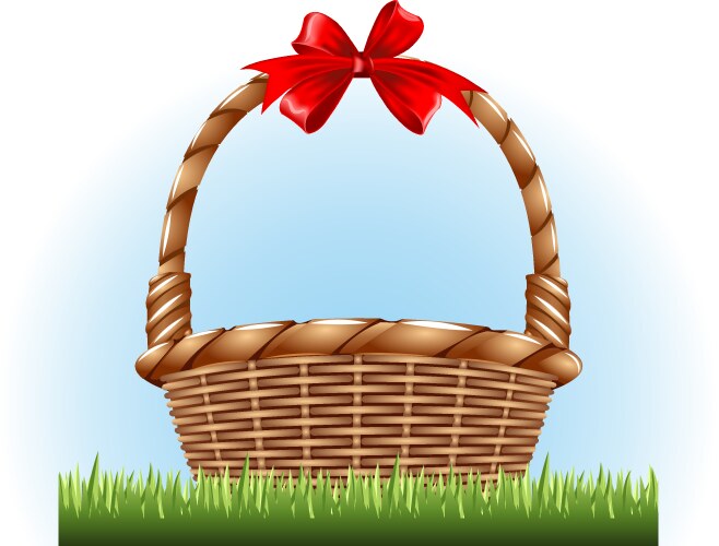 Basket Royalty Free Vector Image - VectorStock