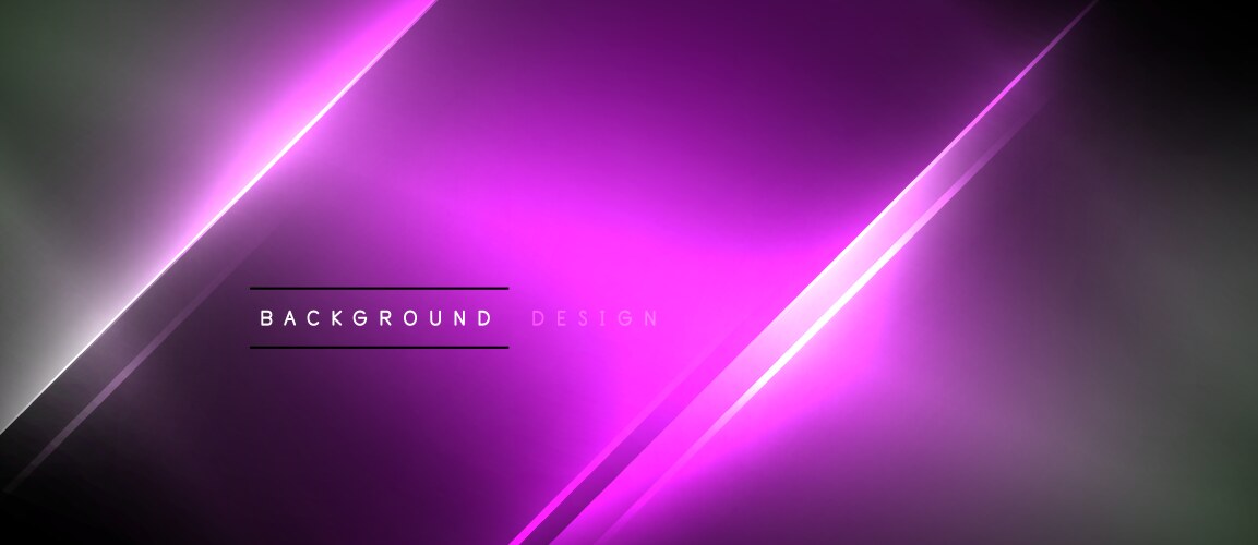 Neon dynamic diagonal light rays background Vector Image