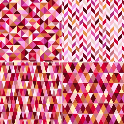 Seamless triangle pattern texture Royalty Free Vector Image