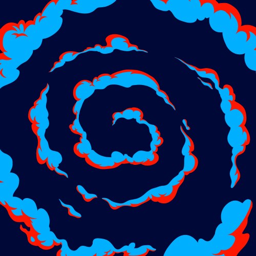 Comic book cartoon smoke backgrounds pop art Vector Image