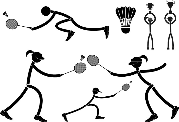 Badminton Cartoon Vector Images (over 2,700)