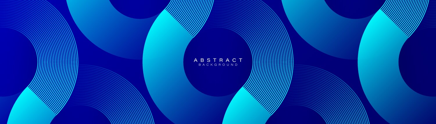 Abstract gradient blue geometric shapes Royalty Free Vector