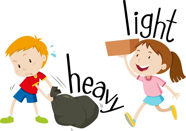 Opposite safe and dangerous Royalty Free Vector Image