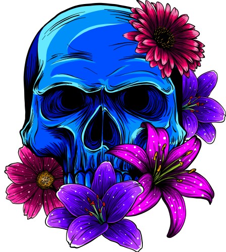 Beautiful Skulls Vector Images (over 8,300)