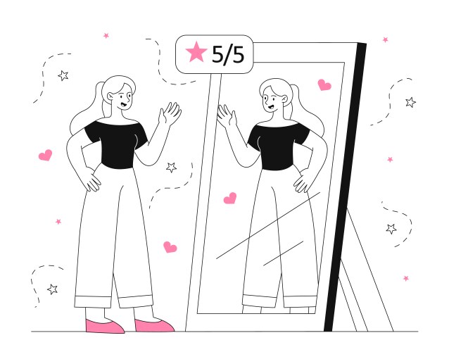 Self Esteem Cartoon Vector Images (over 1,300)