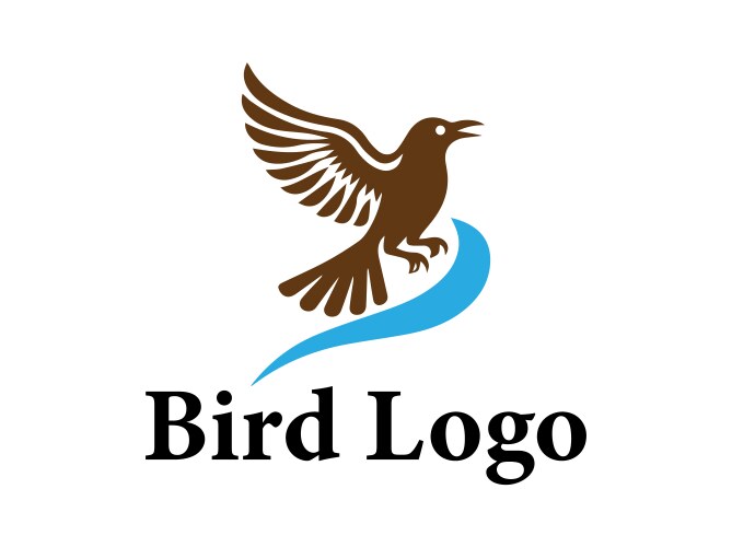 Bird logo Royalty Free Vector Image - VectorStock