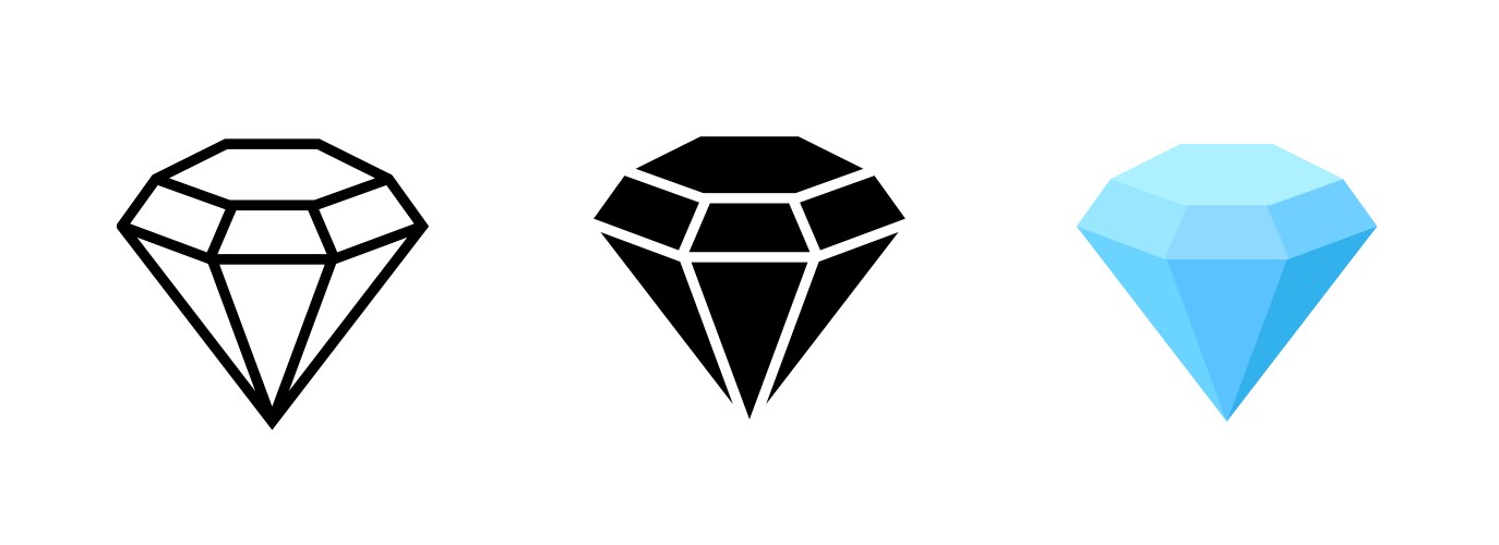Diamond Outline Shape Vector Images (over 12,000)