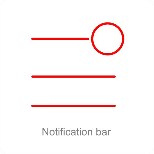 Notification Bar Vector Images (over 1,600)