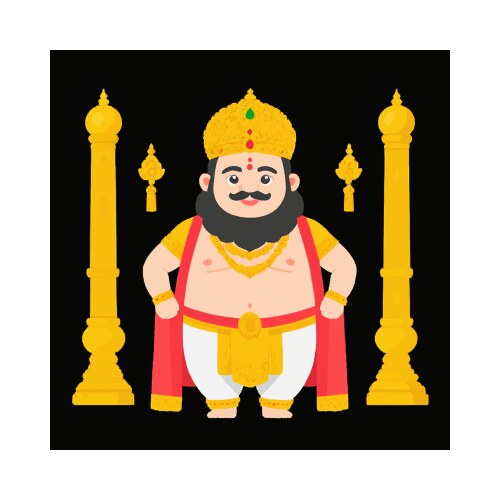 Onam king mahabali royal legacy prosperity Vector Image