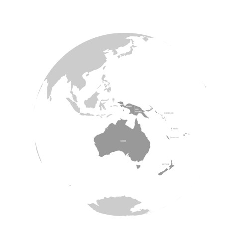 World map australia centered Vector Images & Graphics for Commercial ...