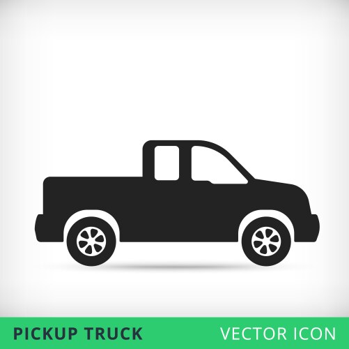 Pickup truck icon Royalty Free Vector Image - VectorStock
