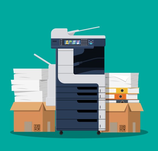 Printer Cartoon Vector Images (over 2,700)