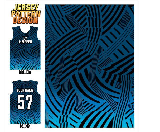 Jersey printing design pattern Royalty Free Vector Image