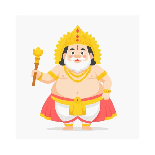 Onam king mahabali royal legacy prosperity Vector Image