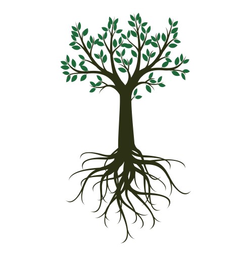 Tree of hands Royalty Free Vector Image - VectorStock