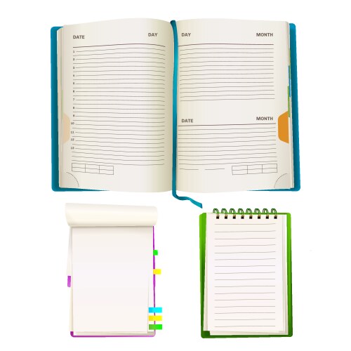 Cartoon Notepad Vector Images (over 9,300)