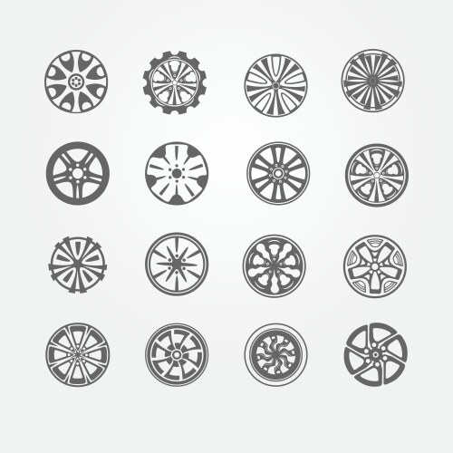 Rims and Tires Vector Images (over 9,200)