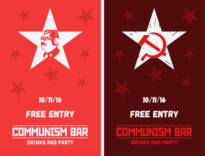 Soviet propaganda poster Royalty Free Vector Image