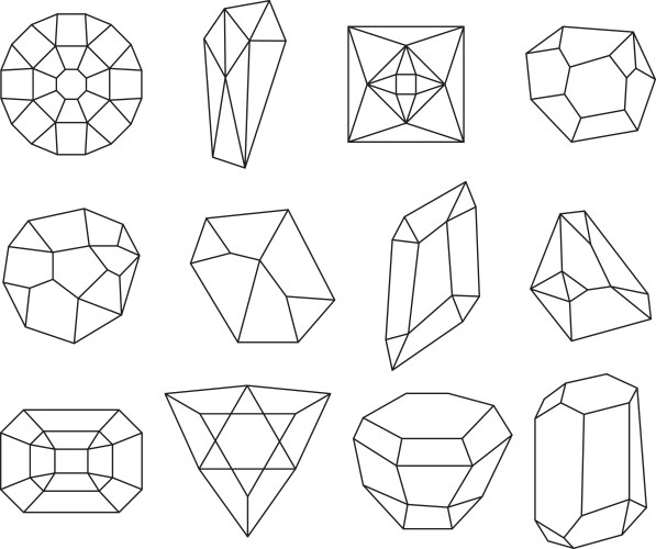 Diamond Outline Vector Images (over 39,000)