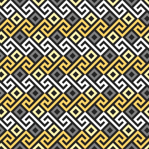 Modern 3d greek seamless pattern patterned Vector Image Modern 3d greek seamless pattern patterned Vector Image