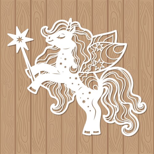 A set templates for laser cutting openwork Vector Image