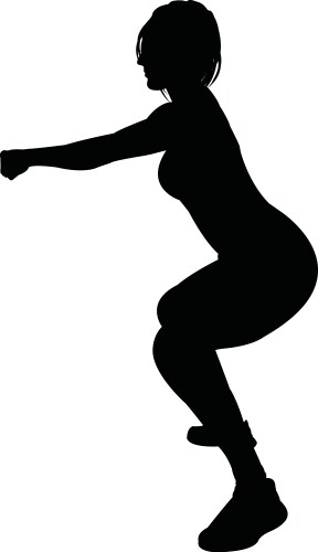 Twerking silhouettes Royalty Free Vector Image
