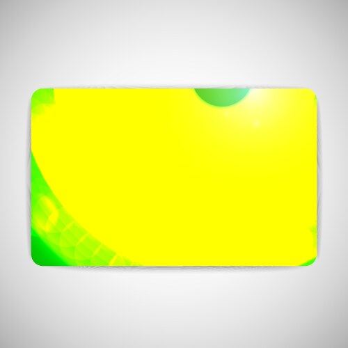 Modern simple gift card template Royalty Free Vector Image