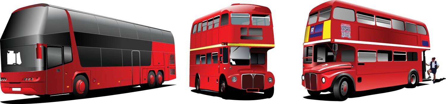 Classic London Double Decker Bus Royalty Free Vector Image