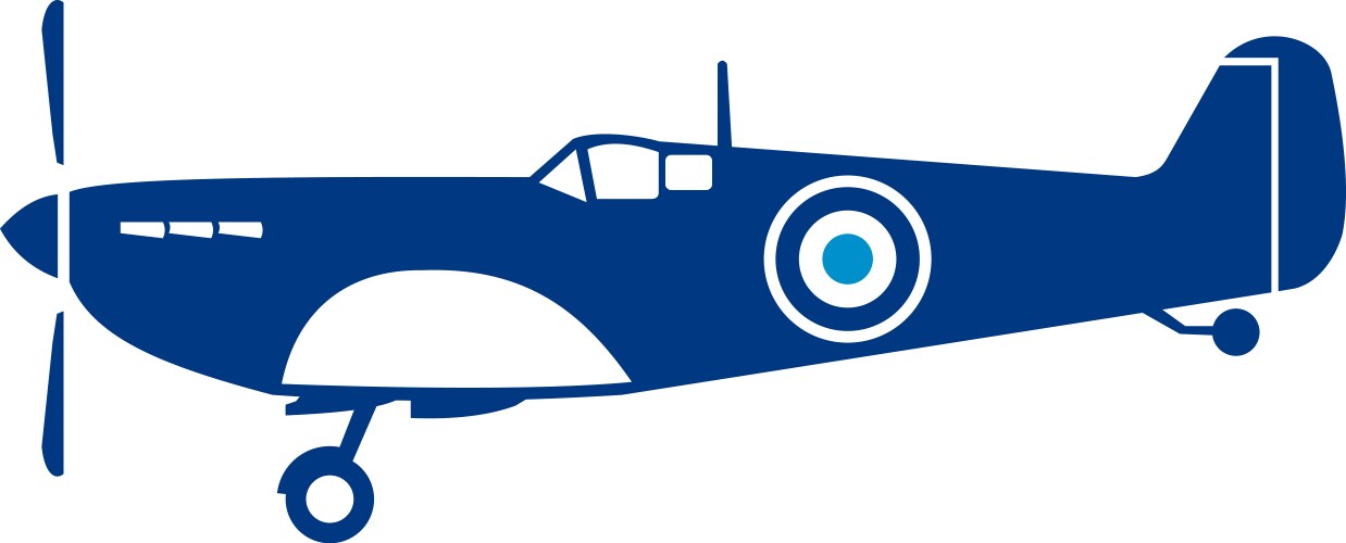 Spitfire Royalty Free Vector Image - VectorStock