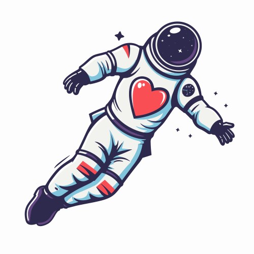 Astronaut Floating in Space Vector Images (over 3,600)