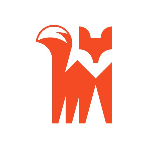 Fox logo Royalty Free Vector Image - VectorStock