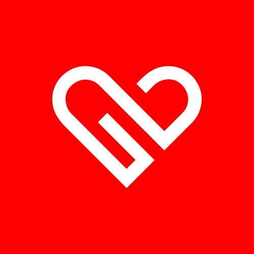 G Heart Logo Vector Images (over 300)