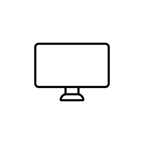 Computer Monitor Outline Vector Images (over 77,000)