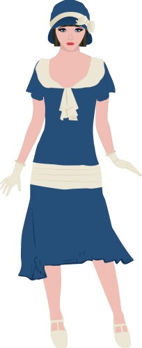 Flapper Girl Vector Images (over 960)