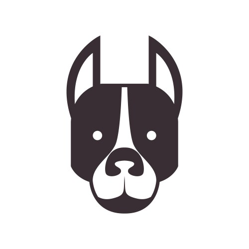 K9 dog logo design image Royalty Free Vector Image