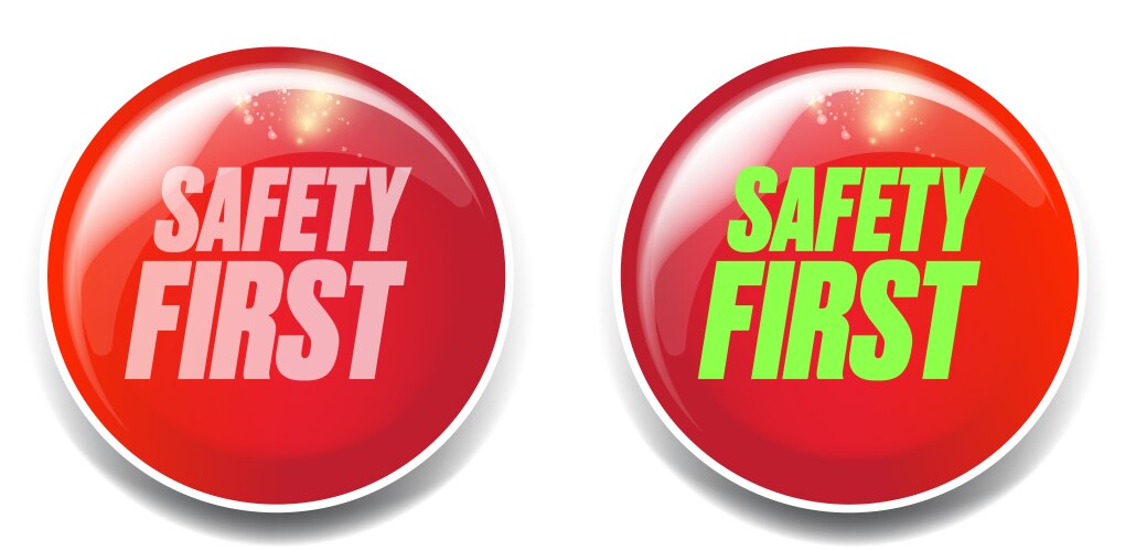 Safety first logo Vector Images & Graphics for Commercial Use | VectorStock