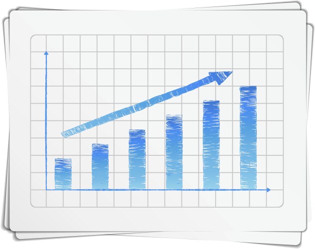 Bar graph Royalty Free Vector Image - VectorStock