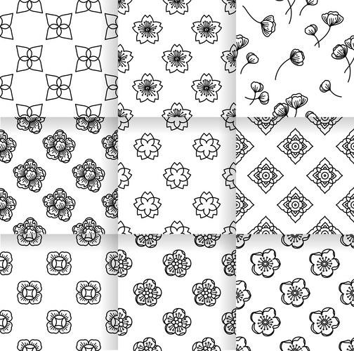 Flower Pattern Vector Images (over 840,000)