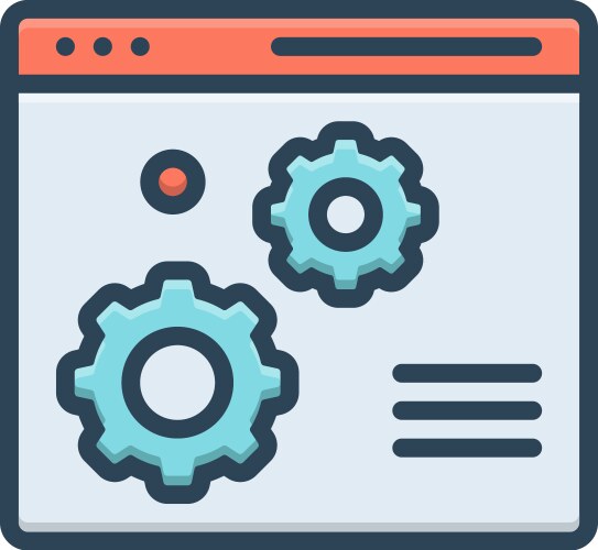 Option panel Royalty Free Vector Image - VectorStock