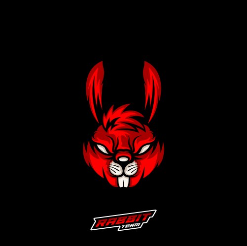 Rabbit sports logo Vector Images & Graphics for Commercial Use ...