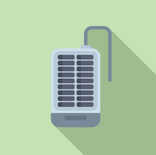 Flat design of a portable folding Royalty Free Vector Image