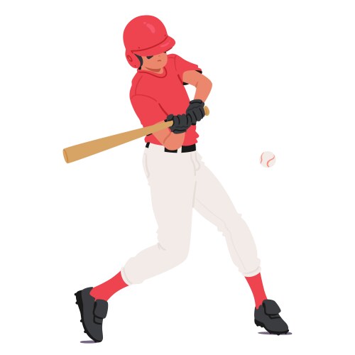 Baseball pitcher cartoon colored clipart Vector Image