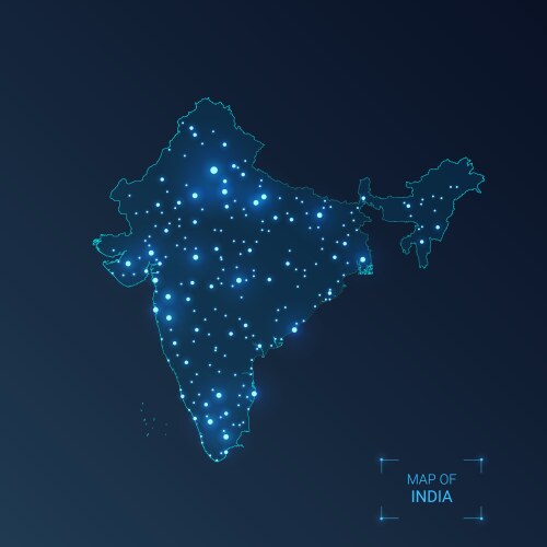 India Map Dotted Vector Images (over 580)