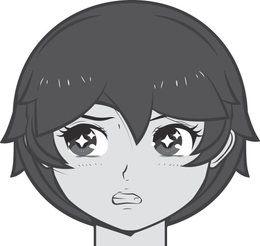 Angry Manga Vector Images (over 1,300)