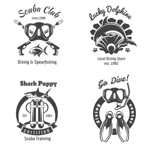 Scuba Diving Logo Vector Images (over 3,300)